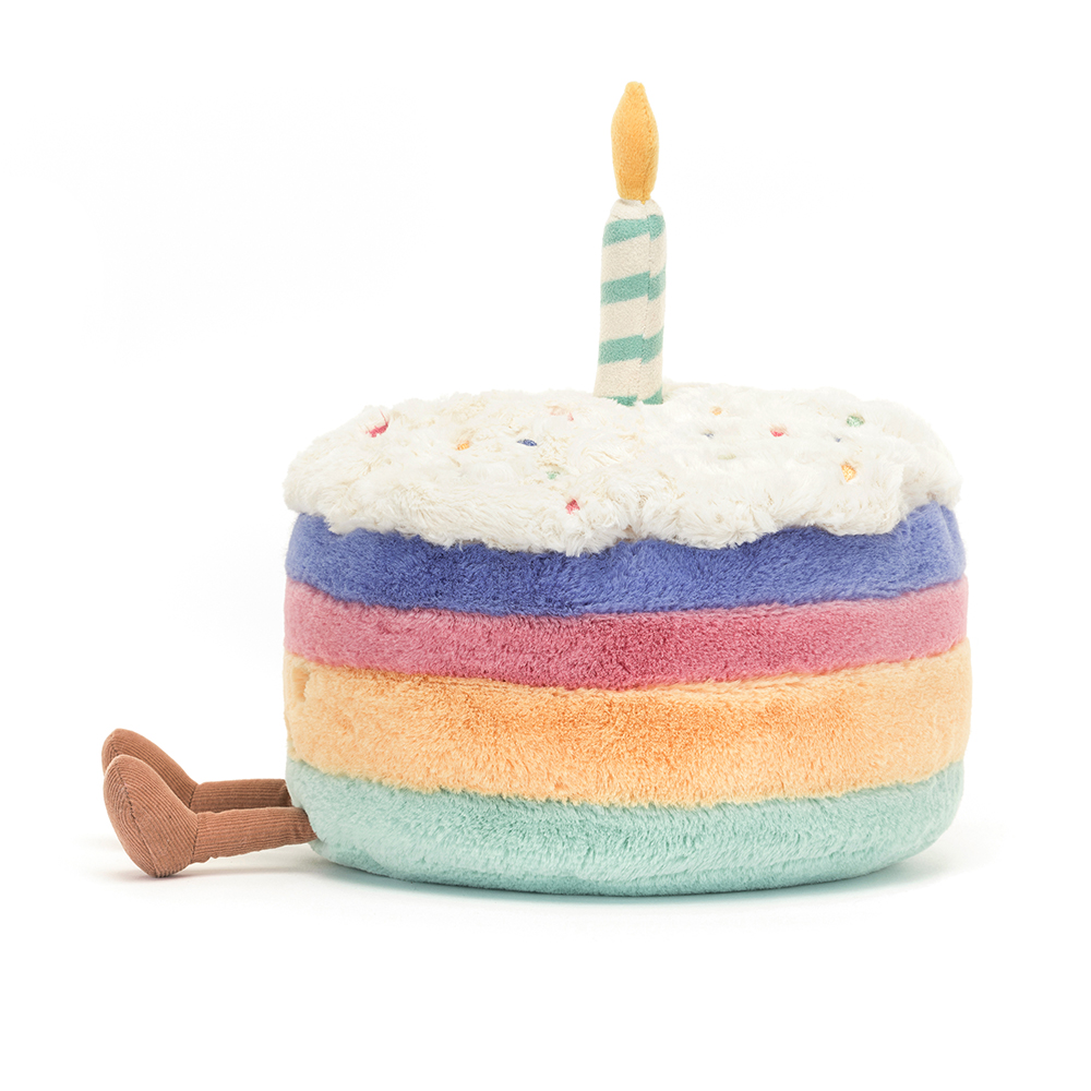 Tårta mjukisdjur Amuseable Rainbow Birthday Cake Jellycat