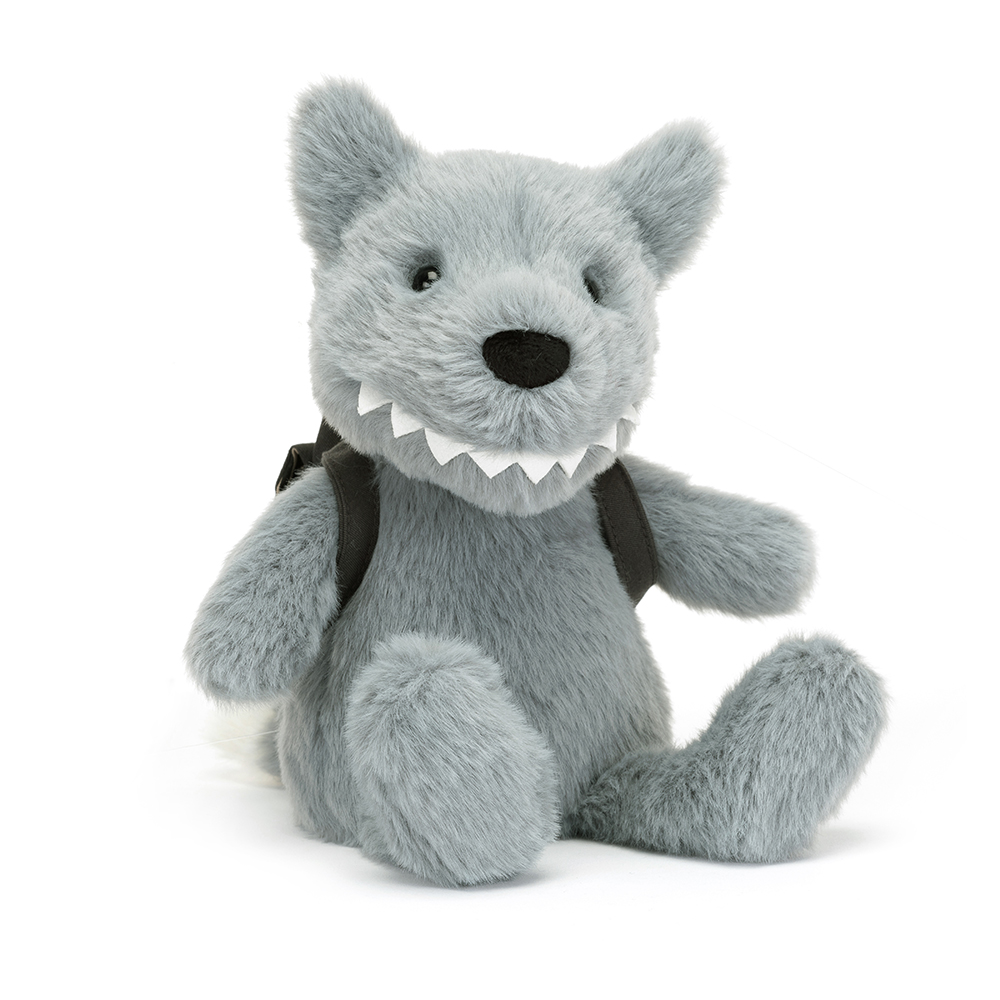 Varg mjukisdjur Backpack Wolf Jellycat