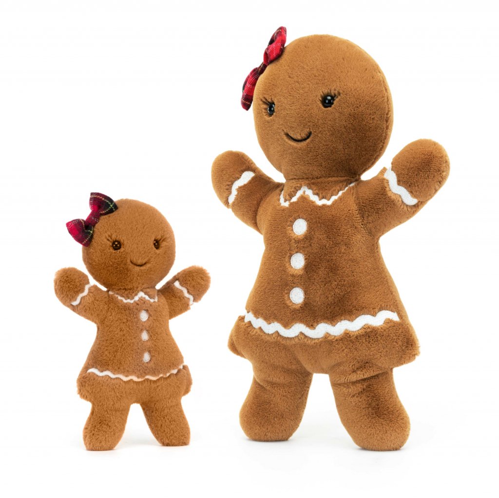Pepparkaksgumma mjukisdjur Jolly Gingerbread Ruby Large Jellycat